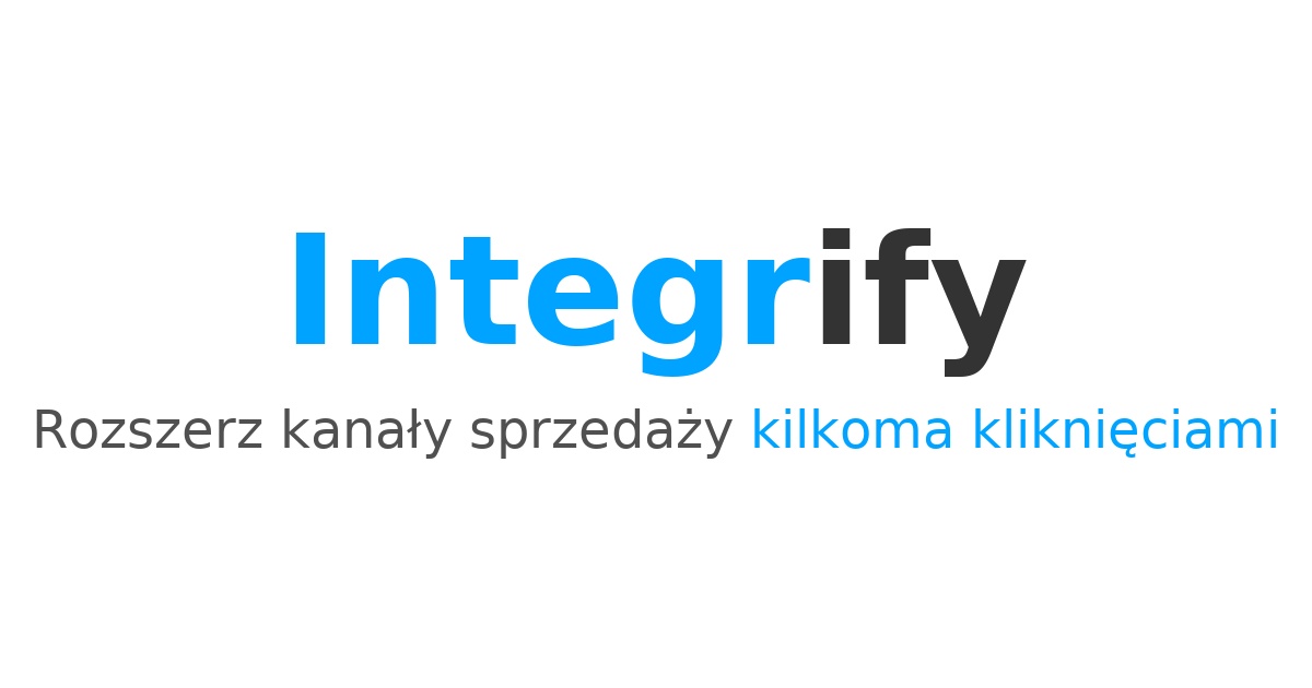 Integrify - Sprzedawaj poza Allegro jednym kliknięciem
